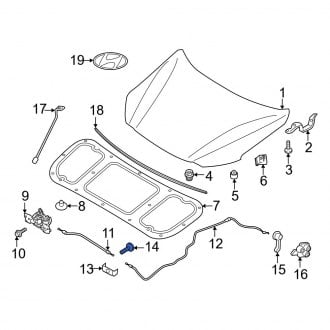 Hyundai Ioniq 5 Headlight Components - Brackets, Adapters | CARiD