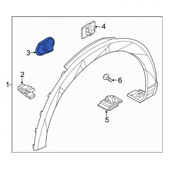 Hyundai Ioniq 5 OEM Fenders | Factory Front & Rear Fenders — CARiD.com