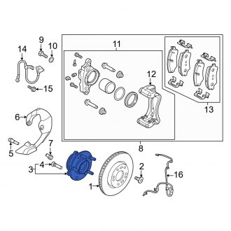 Hyundai Palisade Wheel Hubs | Assemblies, Bearings, Bolts, Seals ...