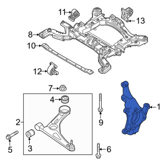 Hyundai Ioniq 5 Steering Knuckles, Spindles & Parts — CARiD.com