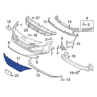 Hyundai Replacement Grille Assemblies — CARiD.com