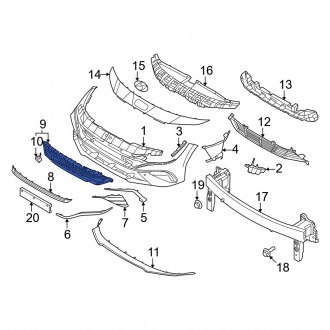 Hyundai Elantra OEM Grilles - Factory Billet & Mesh Grilles | CARiD