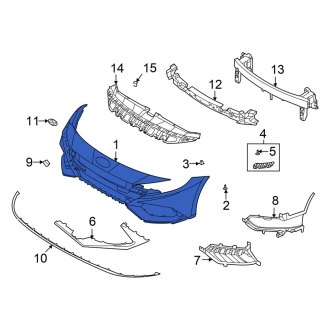 Hyundai Elantra Replacement Front Bumpers & Components — CARiD.com