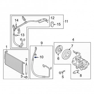 Hyundai Ioniq 5 A/C Hoses, Fittings, Pipes & O-Rings | CARiD