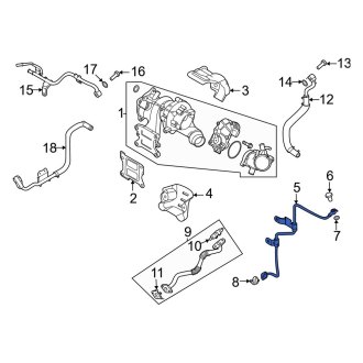 Hyundai Kona Turbo & Supercharger Lines, Hoses, Fittings — CARiD.com