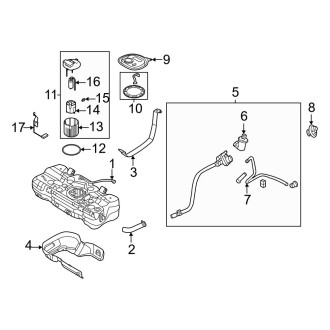 2021 Hyundai Elantra OEM Fuel System Parts - Pumps, Lines | CARiD