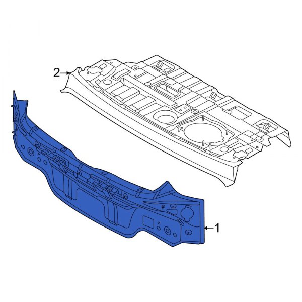 Hyundai OE 69100AA000 - Rear Rear Body Panel