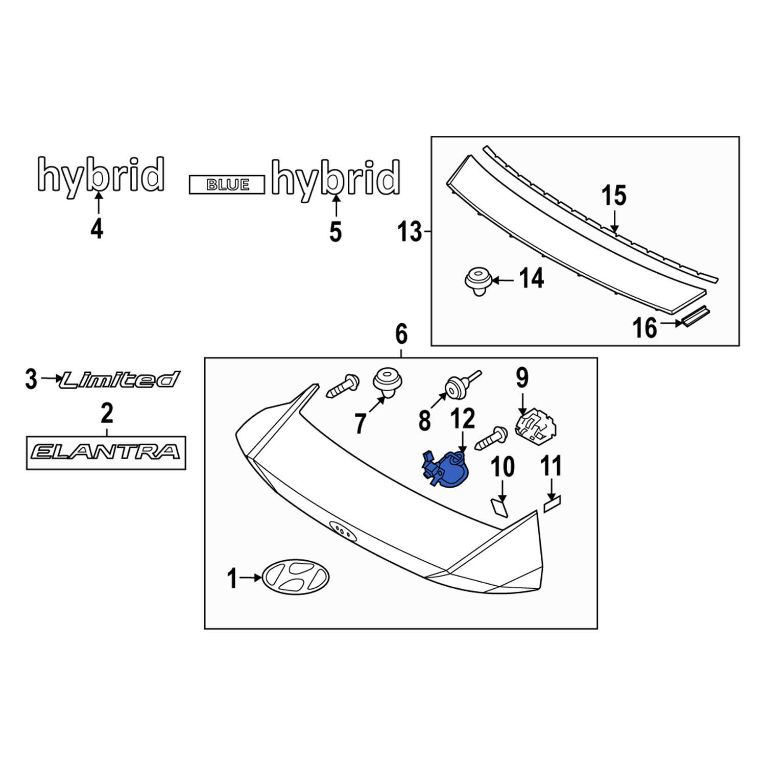 Hyundai OE 99240AA210 - Rear Park Assist Camera