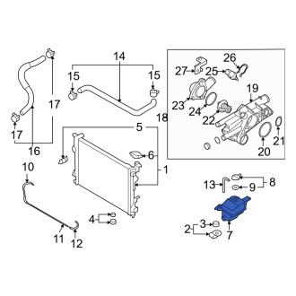 Hyundai Azera Coolant Overflow Tanks — CARiD.com