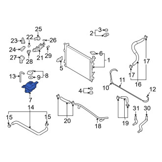 Hyundai Azera Replacement Coolant Tanks & Components – CARiD.com