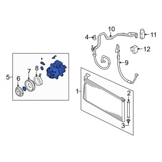 Hyundai OEM A/C & Heating Parts - Systems, Compressors | CARiD