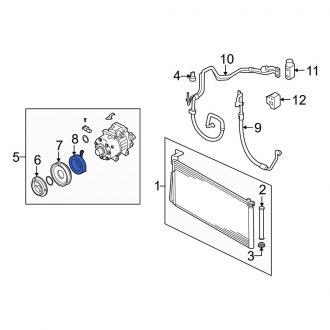 Hyundai OEM A/C & Heating Parts - Systems, Compressors | CARiD