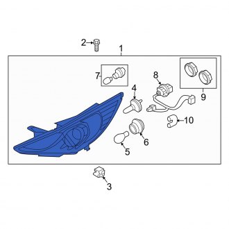 Hyundai Sonata OEM Headlights - Factory Headlights | CARiD