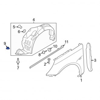 Hyundai OEM Fenders | Factory Front, Rear, Inner Fenders — CARiD.com
