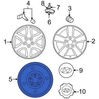 Hyundai Tucson Factory Steel Wheels — CARiD.com