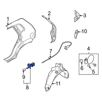 Hyundai Tucson Fuel Doors & Parts — CARiD.com