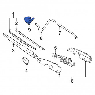 Hyundai Tucson Washer Nozzles & Parts — CARID.com