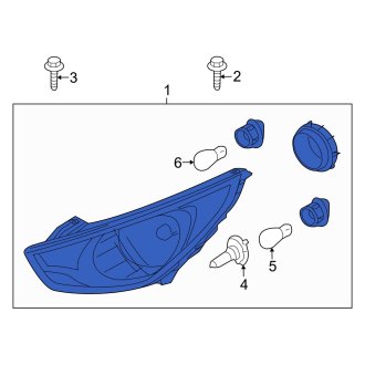 Hyundai Tucson OEM Headlights - Factory Headlights | CARiD