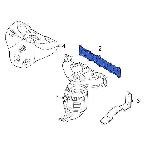 Hyundai OE 2852125020 - Exhaust Manifold Gasket