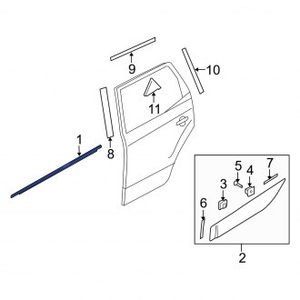 Hyundai Tucson Door Moldings | Side, Edge, Belt – CARiD.com