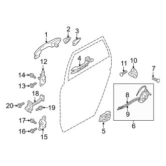 2011 Hyundai Tucson Door Locks + Components | CARiD