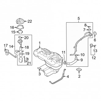 Hyundai Tucson OEM Fuel System Parts - Pumps, Lines | CARiD