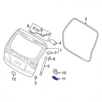 Hyundai Venue Trunk/Tailgate Handles & Locks — CARID.com