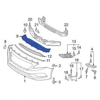 Hyundai Sonata Radiator Support Covers — CARiD.com
