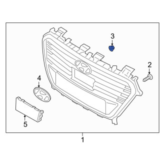 Hyundai Veracruz OEM Grilles | Factory Billet & Mesh Grilles — CARiD.com