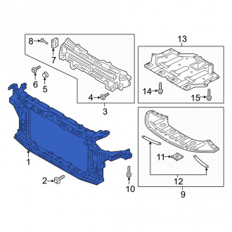 Hyundai Sonata Radiator Supports — CARiD.com