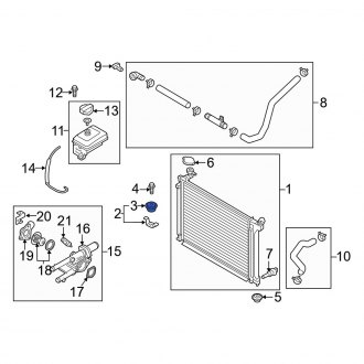 Hyundai Santa Cruz Radiators & Parts - Performance, Replacement | CARiD