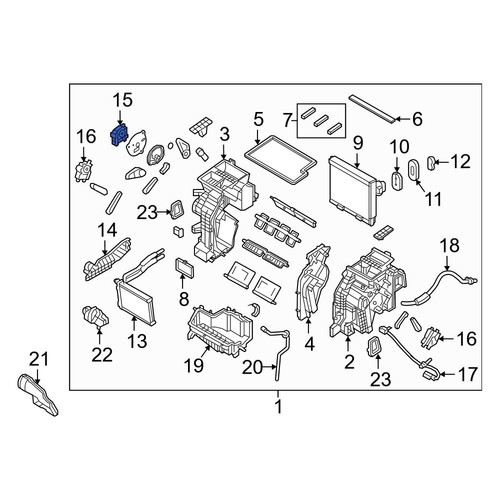 Hyundai OE 97157C2000 - HVAC Air Inlet Door Actuator