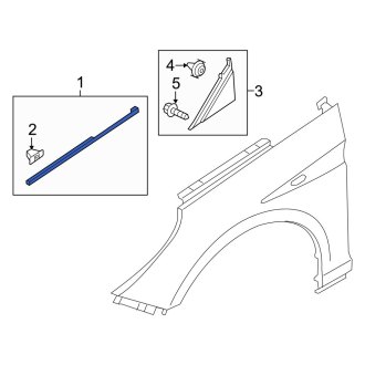 Hyundai Sonata Replacement Fender Moldings & Trim | CARiD