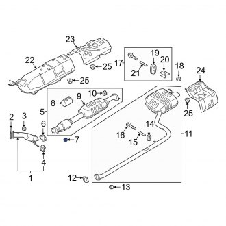 Hyundai Veloster OEM Exhaust Parts | Systems, Tips, Pipes — CARiD.com