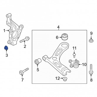 Hyundai Steering Knuckles, Spindles & Parts | Assemblies, Bolts — CARiD.com