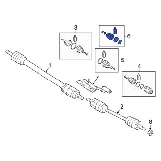Hyundai OEM Driveline & Axle Parts - Hubs, CV-Joints | CARiD