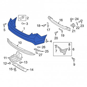 Hyundai Sonata Replacement Front Bumpers & Components — CARiD.com