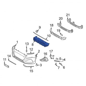 Radiator Support Covers - Upper, Front | CARiD