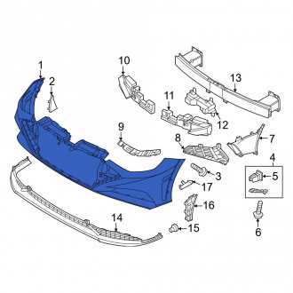 Hyundai Sonata Replacement Front Bumpers & Components — CARiD.com