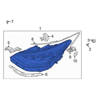 Hyundai Sonata OEM Headlights - Factory Headlights | CARiD