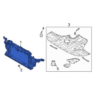 Hyundai Radiator Supports & Tie Bars — CARiD.com