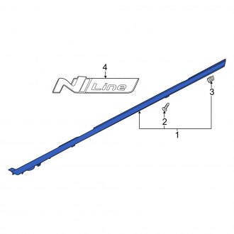 Hyundai Sonata Replacement Fender Moldings & Trim | CARiD