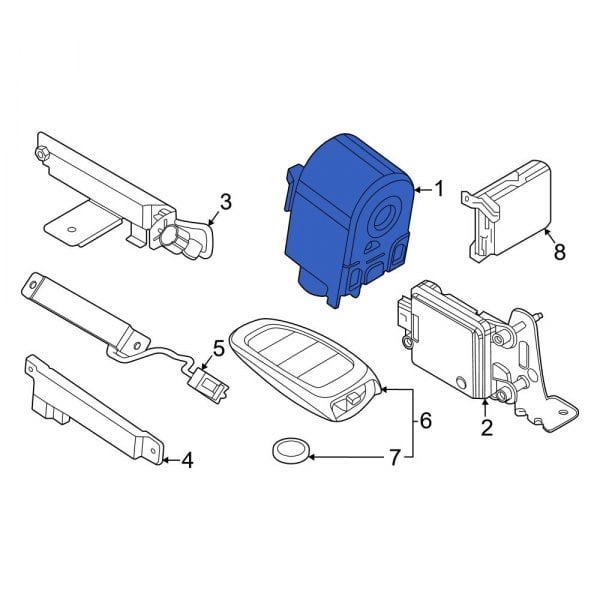 Hyundai OE 95710C1000 - Anti-Theft Alarm Siren