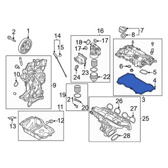 Hyundai Venue Engine Valve Covers & Parts | Gaskets, Bolts — CARiD.com