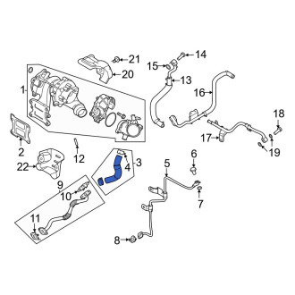 Hyundai Turbocharger Pipes, Hoses & Clamps — CARiD.com