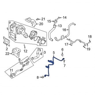 Hyundai Tucson Turbo & Supercharger Lines, Hoses, Fittings — CARiD.com