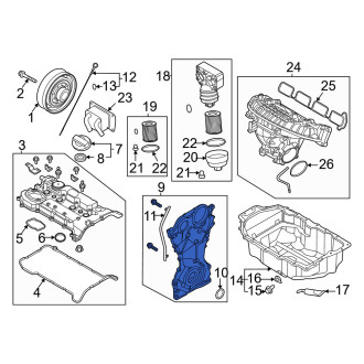 Hyundai Santa Cruz Replacement Timing Chains, Gears & Covers – CARiD.com