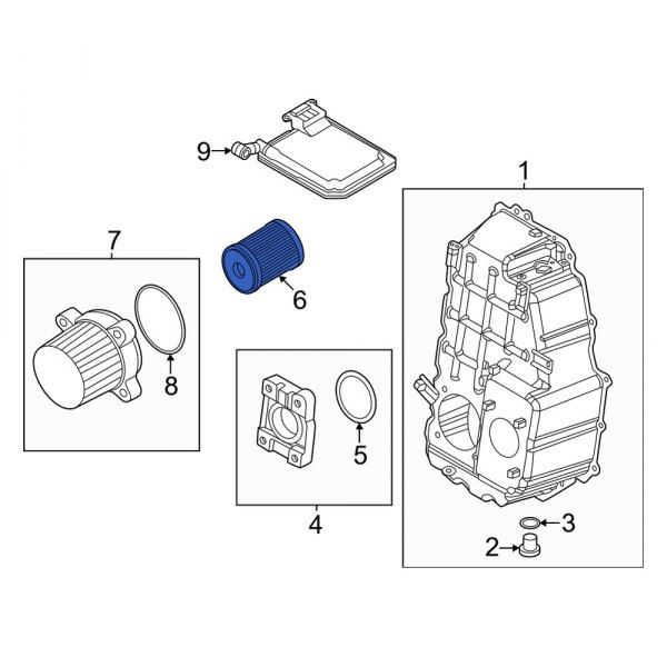 Hyundai OE 481972H000 - Transmission Filter