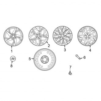 2021 Hyundai Sonata OEM Wheels - Original Steel & Alloy Wheels | CARiD