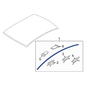 Hyundai Sonata Roof Seals & Moldings | CARiD